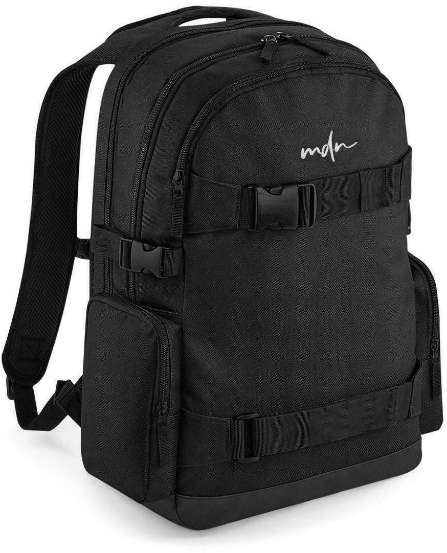 Mdn Zaino Backpack Logo Black Nero Unisex » ModeOn Streetwear