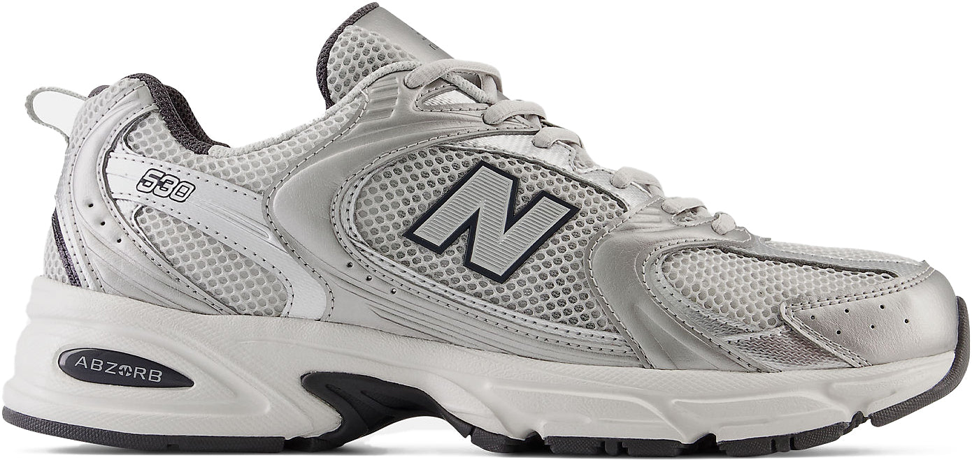 New Balance Scarpe Mr530lg Grey Matter Con Silver Metallic E Magnet ...